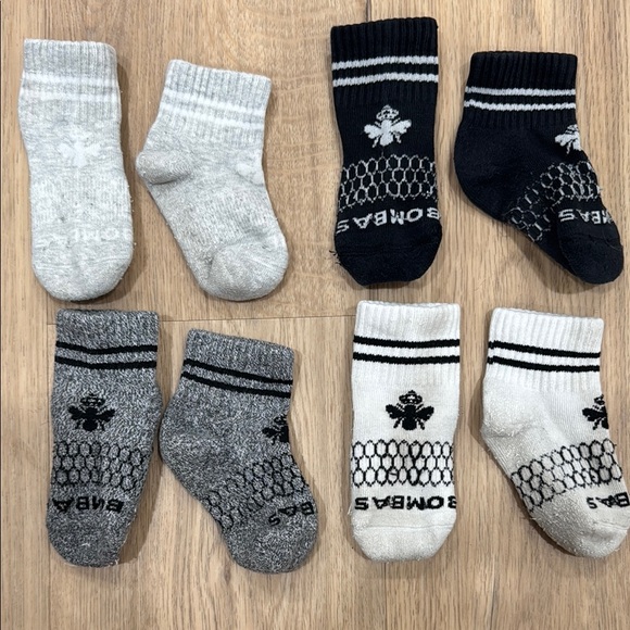 Bombas | Accessories | Bombas Kids Socks Gray Black White | Poshmark